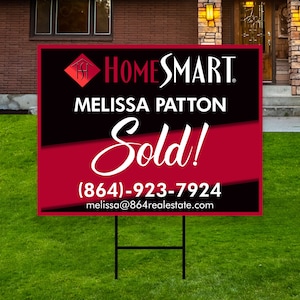 Homesmart Personalized Real Estate Marketing Yard Sign - Coroplast ...