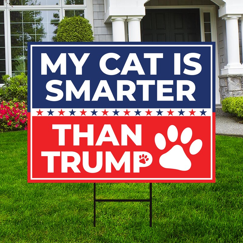 Cats for Trump Sign - Etsy