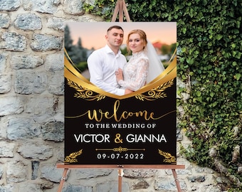 Custom Photo Wedding Sign Printable Personalized Wedding - Etsy