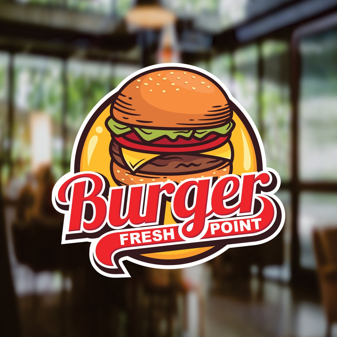 Custom Static Window Cling Vinyl Sticker - Personalized Window Decal ...