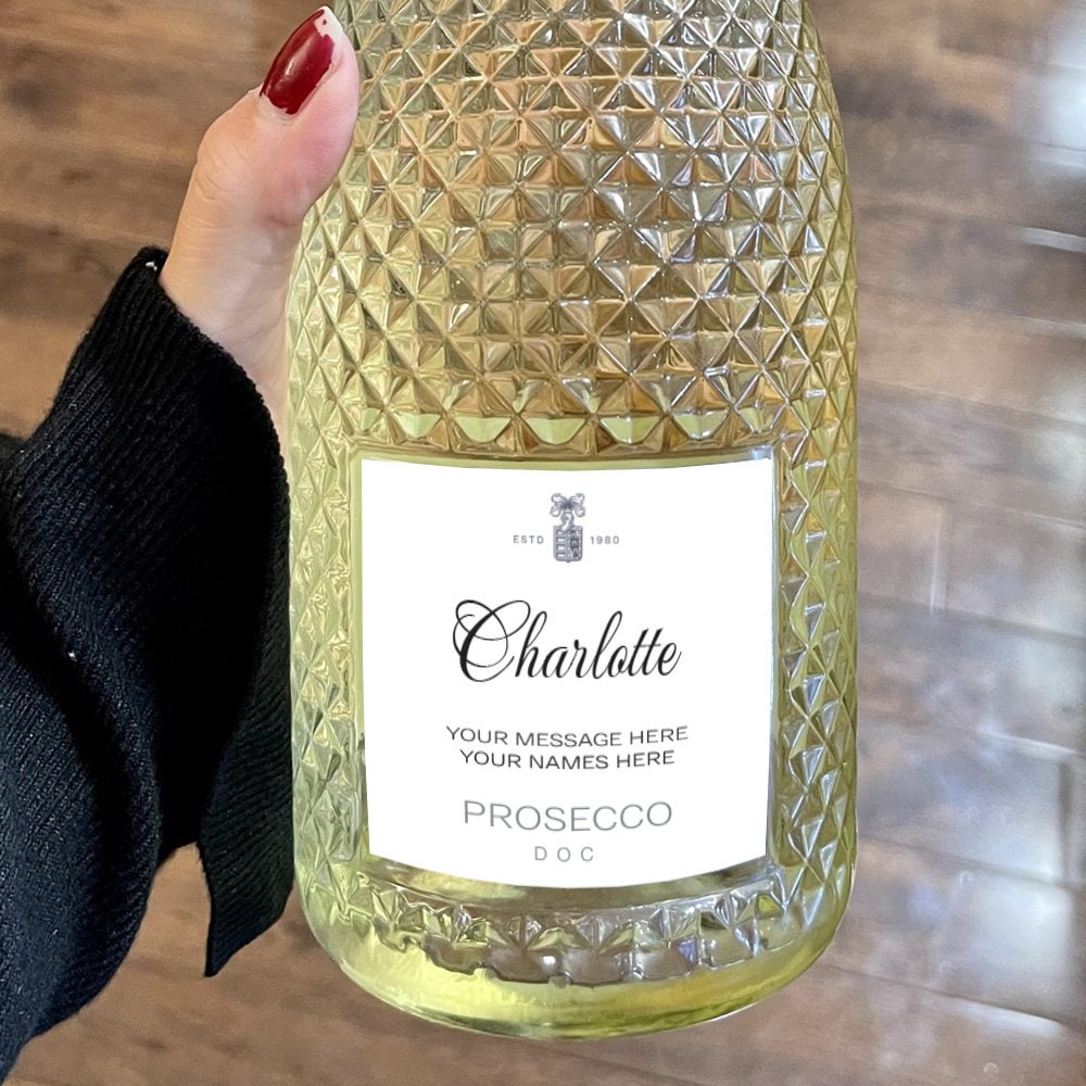 Custom Prosecco & Champagne Label Personalized Wine Vinyl - Etsy