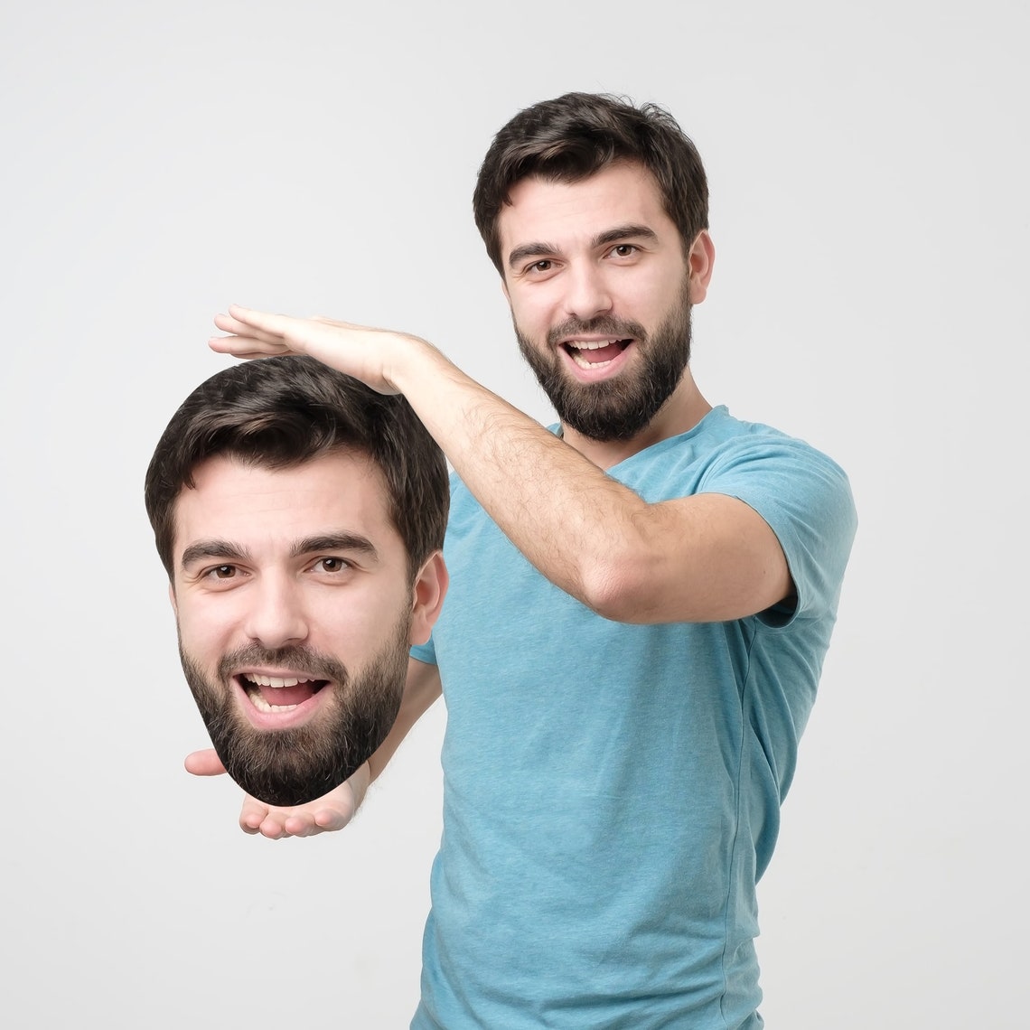 Custom Big Large Face Fans, Wedding Heads, Bachelorette Groom Face ...