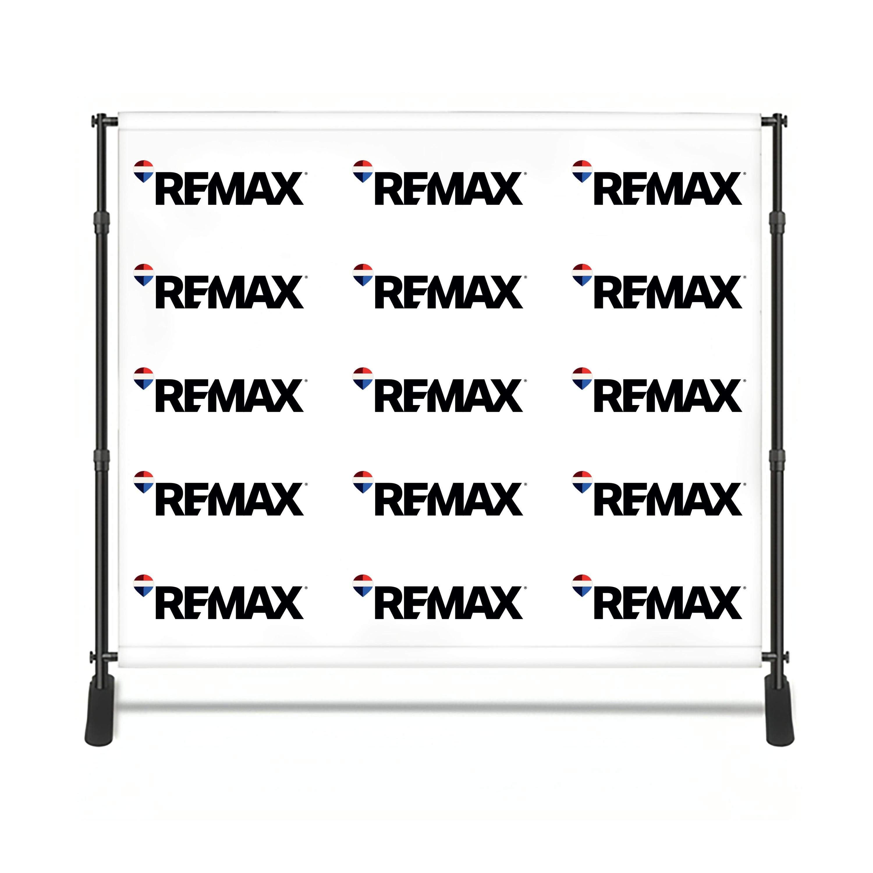 Remax Custom Real Estate Step and Repeat Backdrop Stand 10'x8 ...