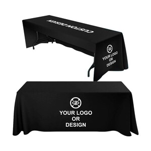 Home Smart Custom Real Estate Table Throw, Personalized Table Cloth, Logo Design or Brand Name ...