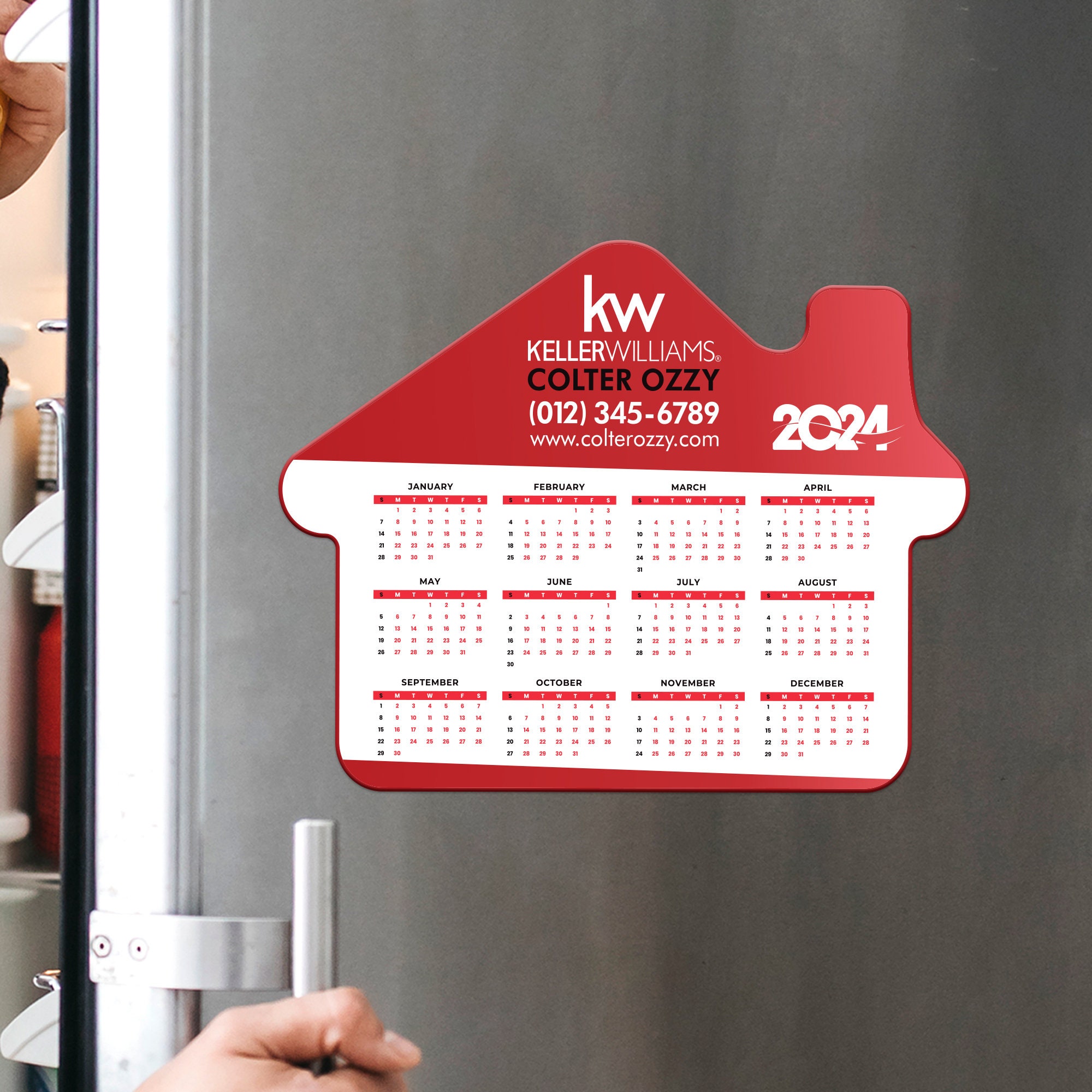 Keller Williams Personalized Real Estate Magnet Calendars, Realtor ...