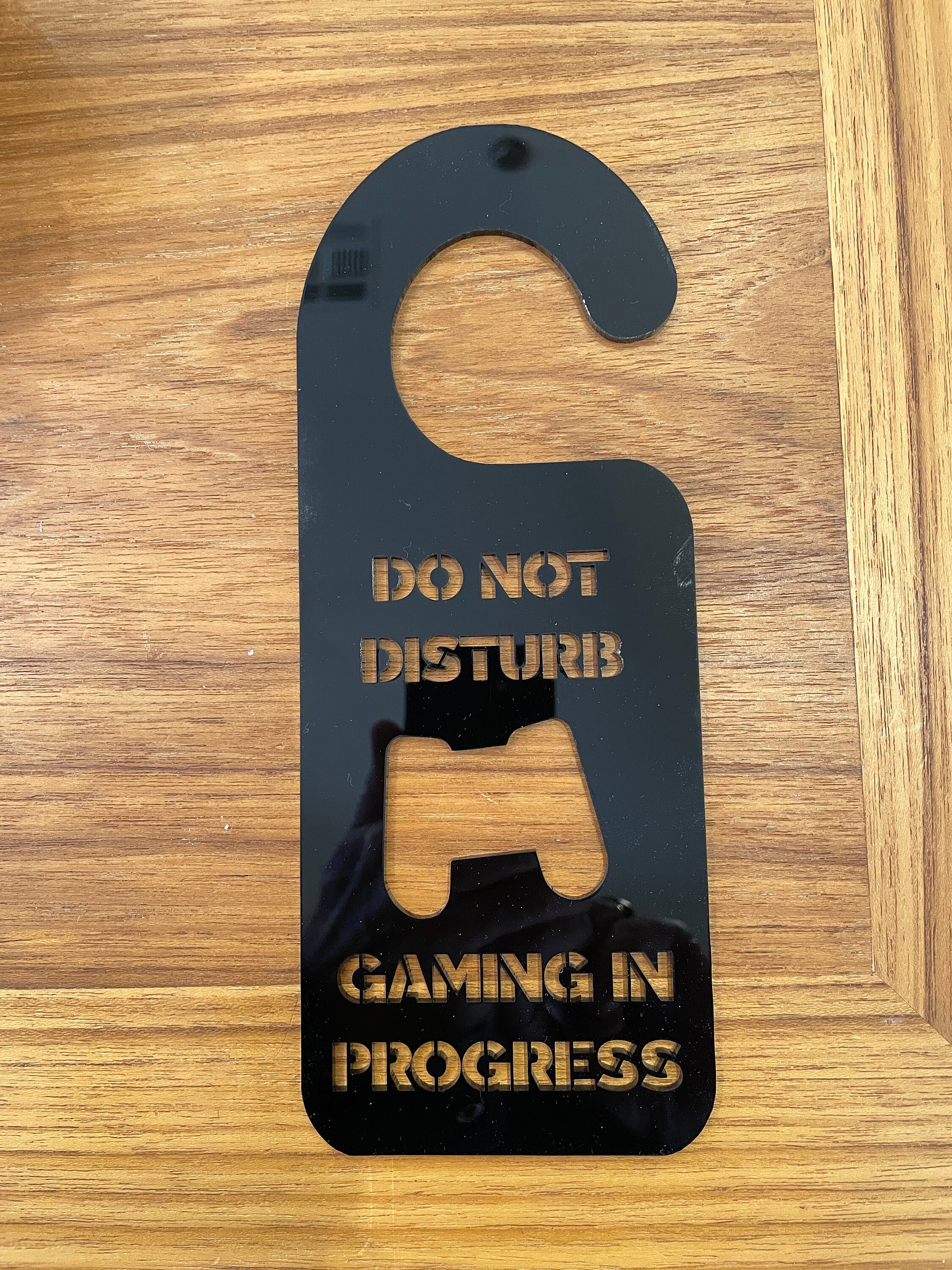 DO NOT DISTURB Gaming in Progress, Door Hanger, Door Sign - Etsy