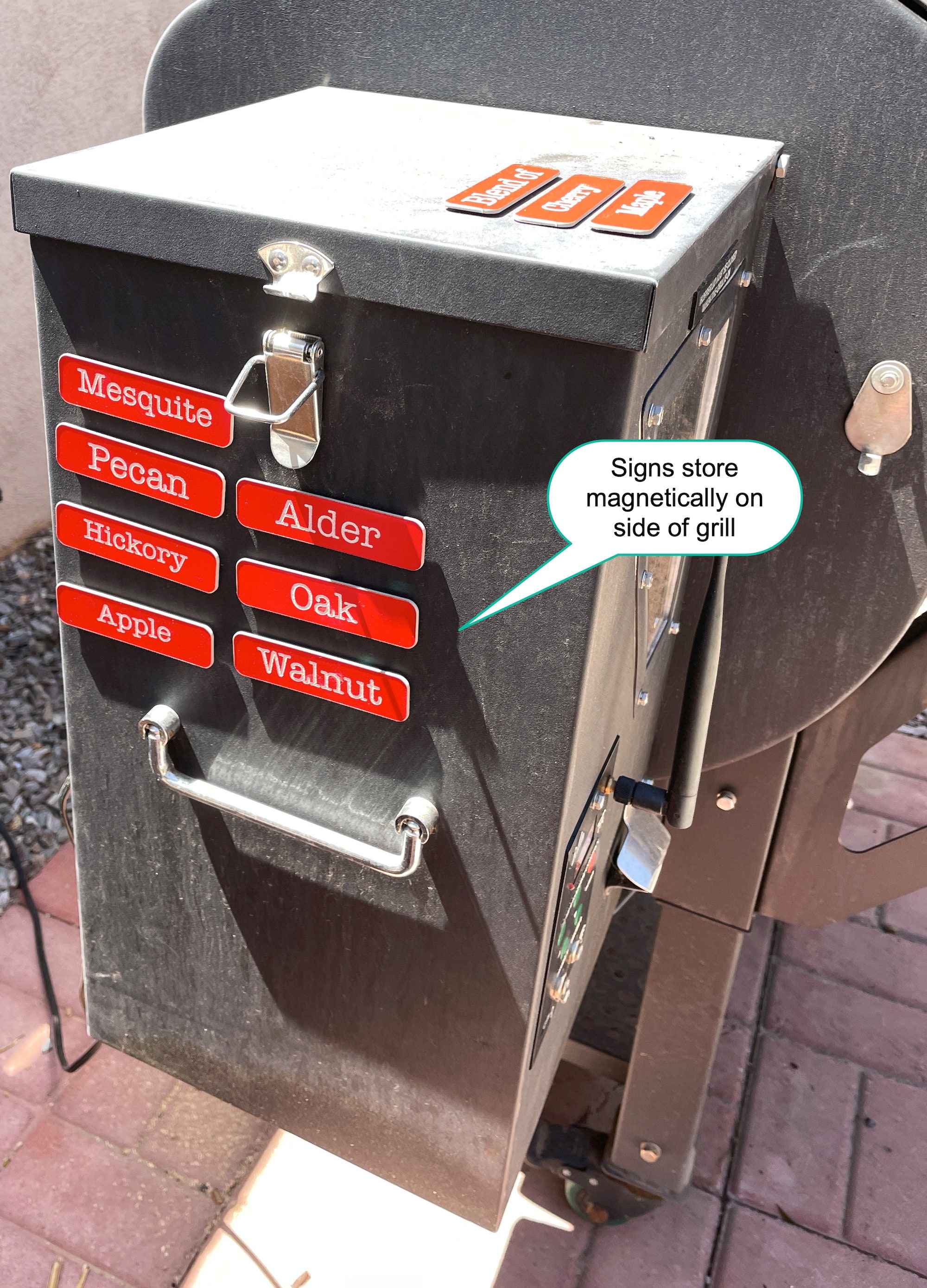 Magnetic Pellet Grill Signs, Traeger, Green Mountain, Pitt Boss - Etsy