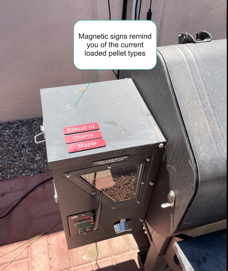 Magnetic Pellet Grill Signs, Traeger, Green Mountain, Pitt Boss - Etsy