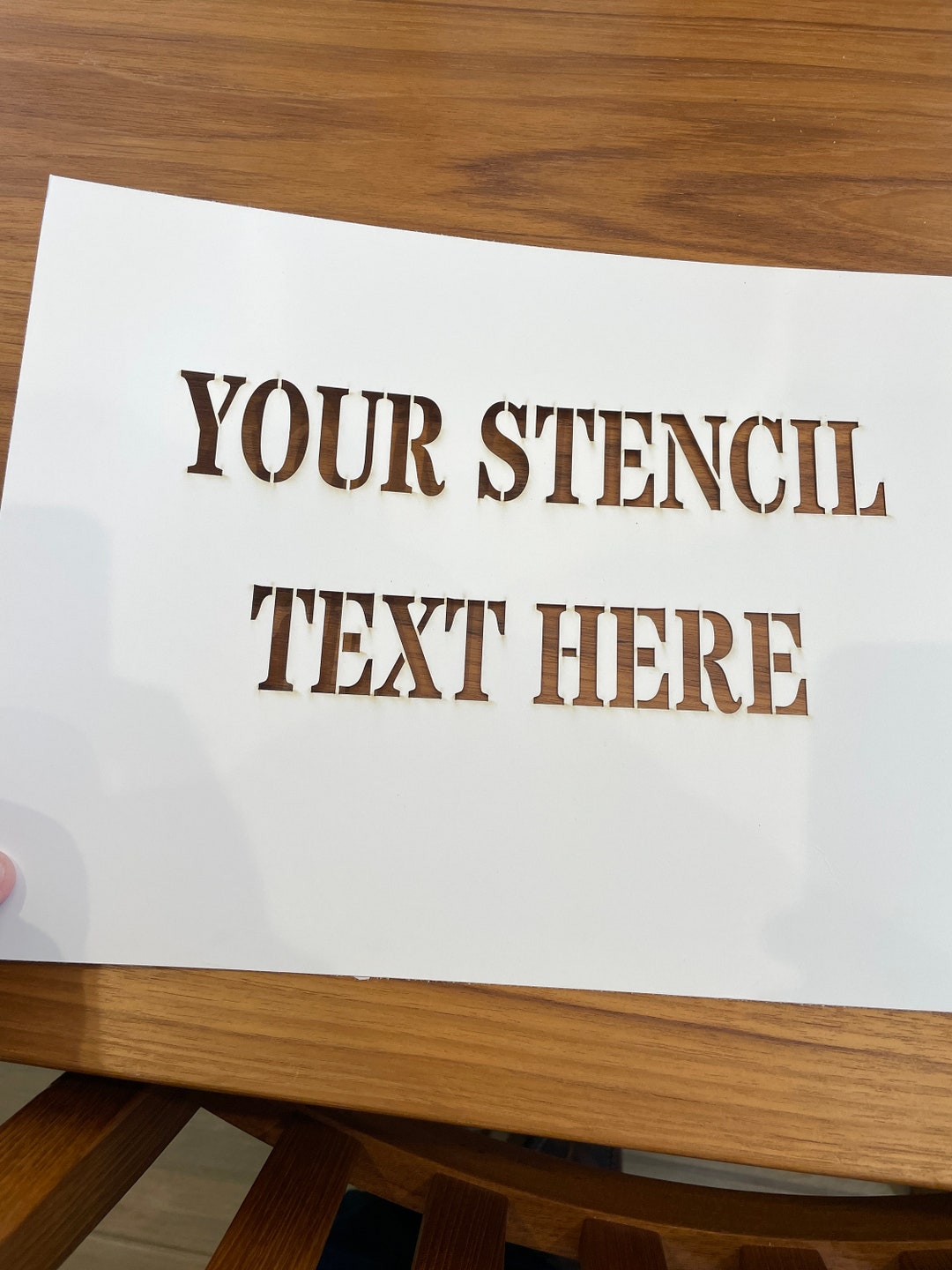 Custom Made Stencils 2 3 or 4 Letters - Etsy