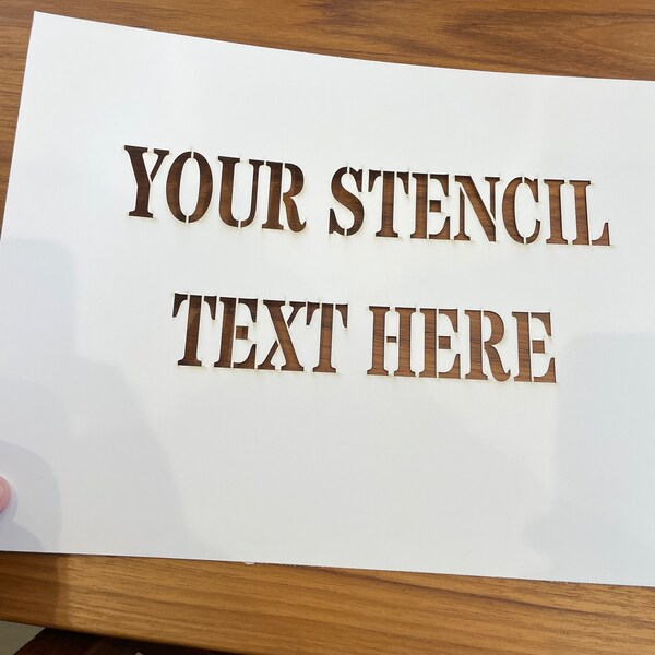 Custom Made Stencil - Etsy