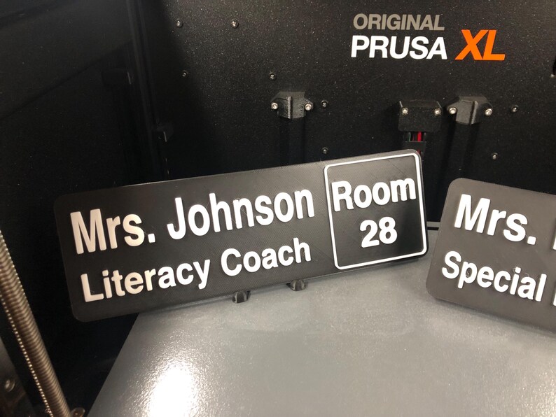 3d Printed Classroom Teacher Desktop or Door Sign Display I ...