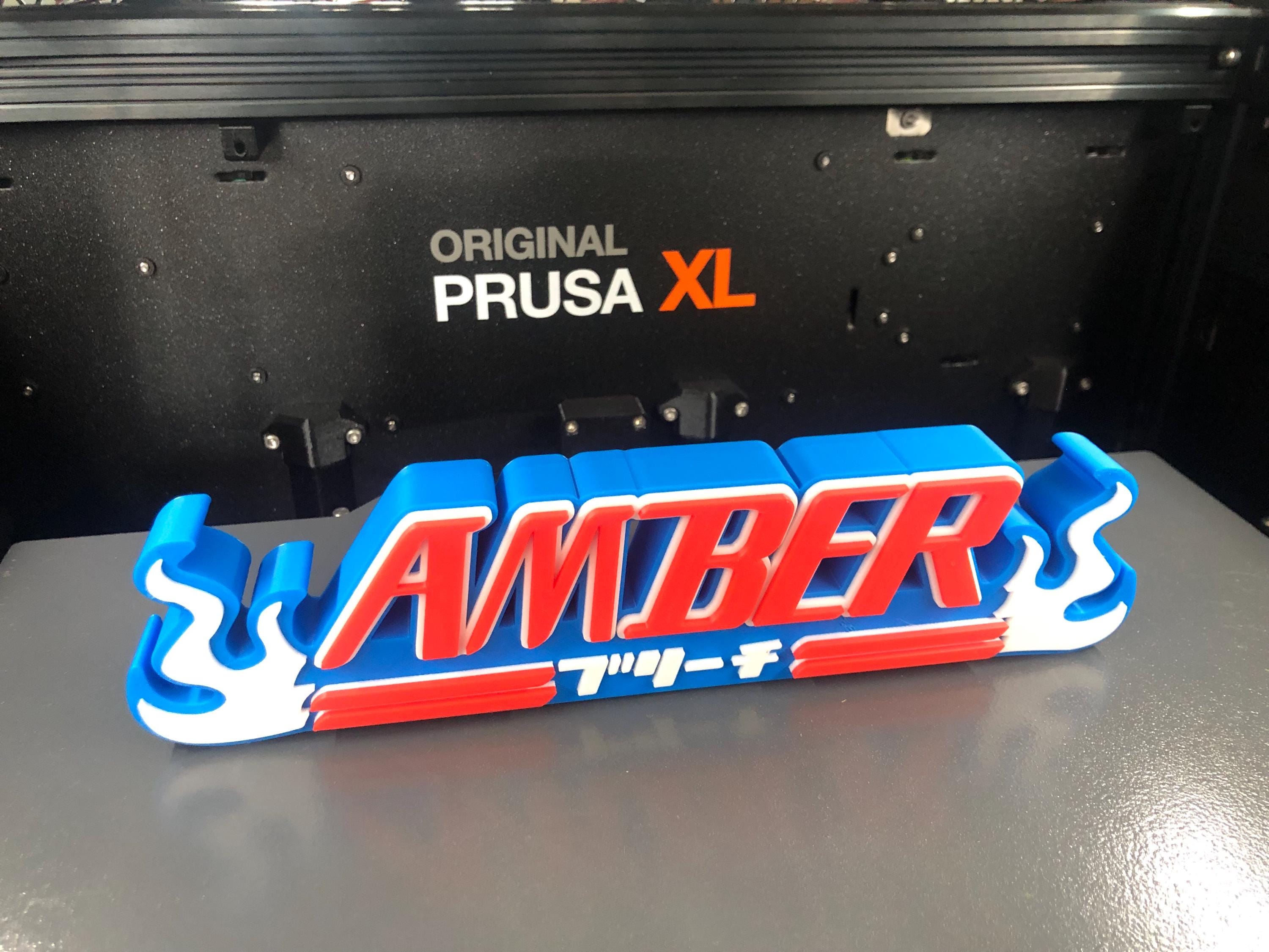 3d Printed Anime Fighting Personalized Logo I Name Plate I Desk Sign I ...