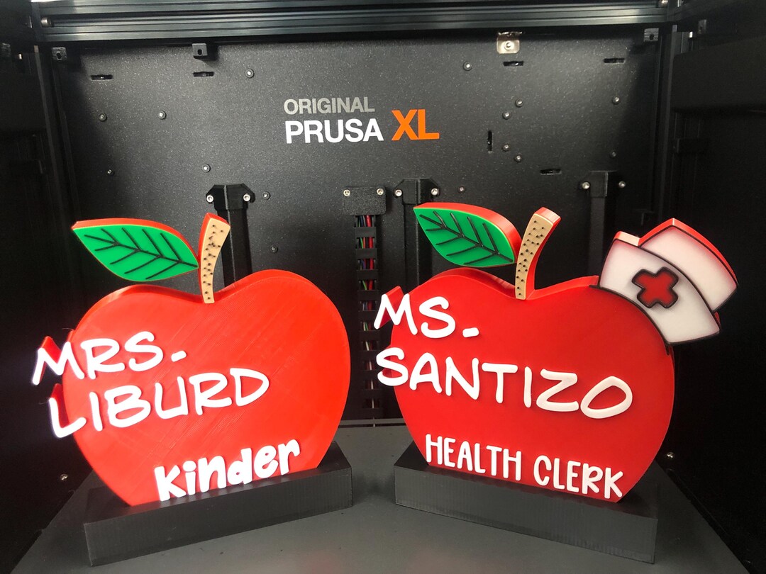 3d Printed Personalized Teacher Name Plate Sign, Nurse, School Health ...
