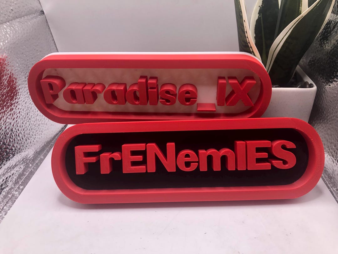 3d Printed 1980s Vintage Video Game System Name Plate I 80s I Desk Sign ...