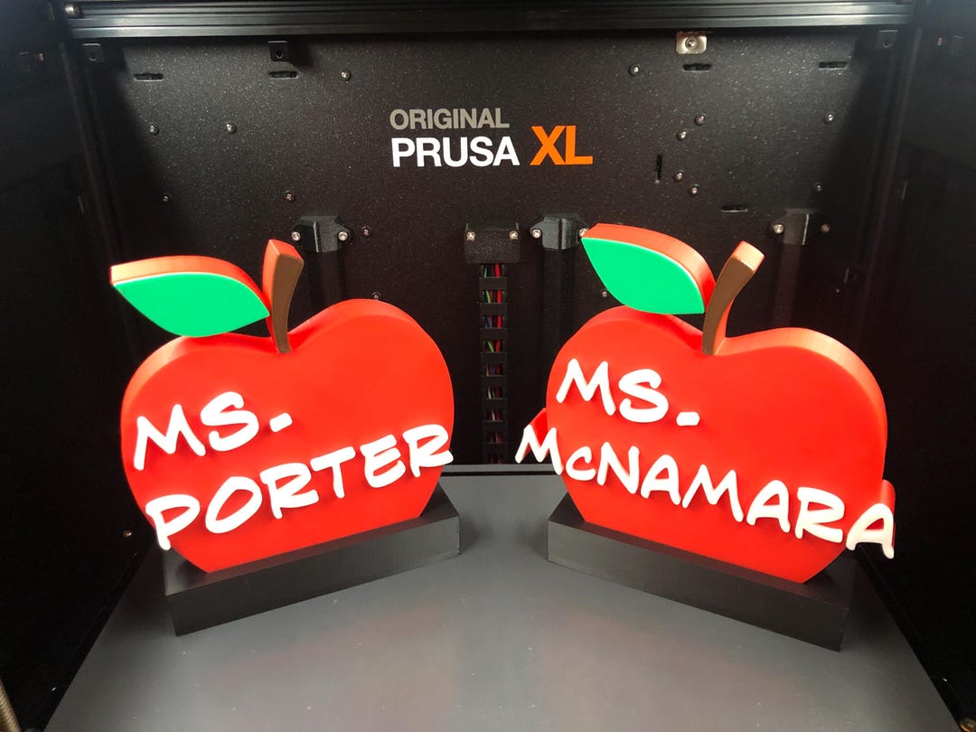3d Printed Personalized Teacher Name Plate Sign, Back to School ...
