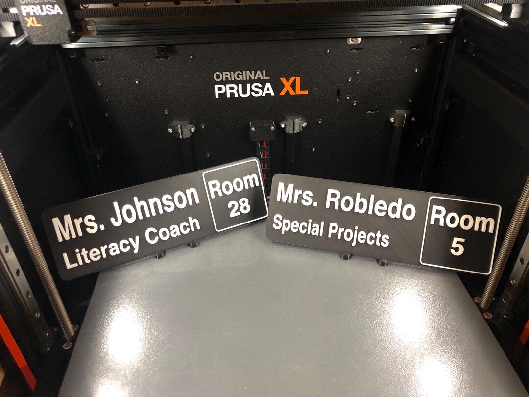3d Printed Classroom Teacher Desktop or Door Sign Display I ...