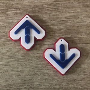 Earrings- 90s/2000s Video Games: Dancing; Arrows; Rave; Butterfly ...