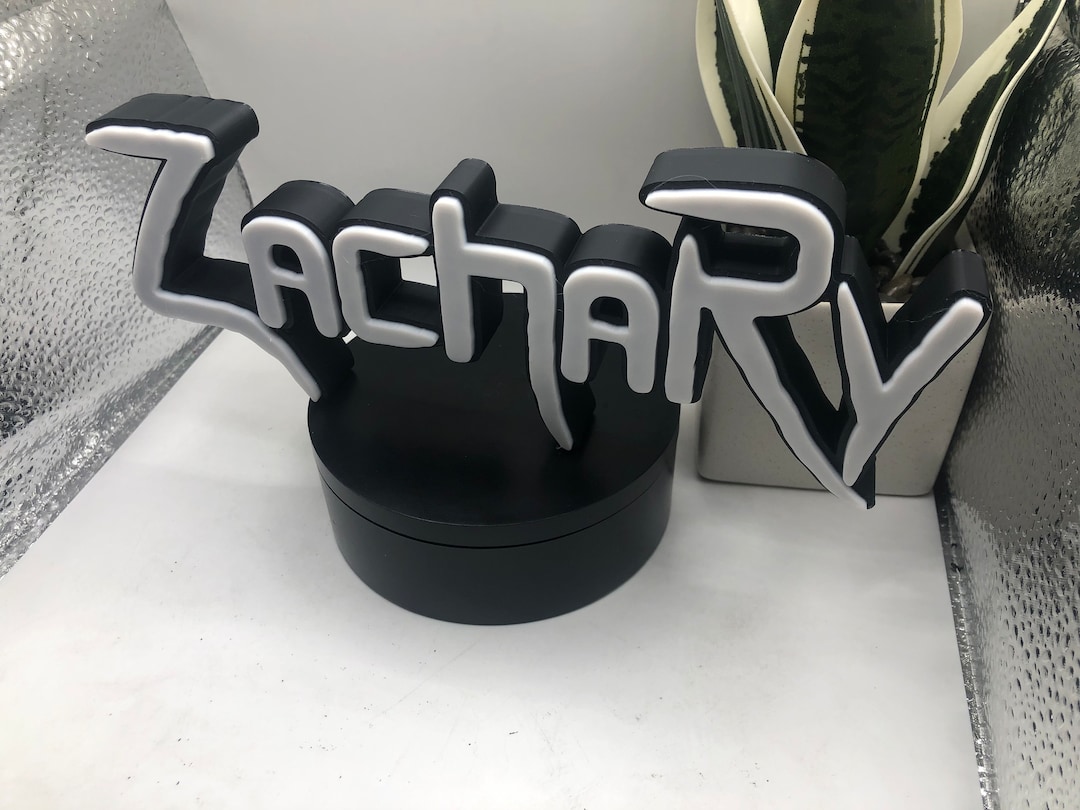 3d Printed JK Kaisen Anime Inspired Name Plate I Personalized Desk Sign ...