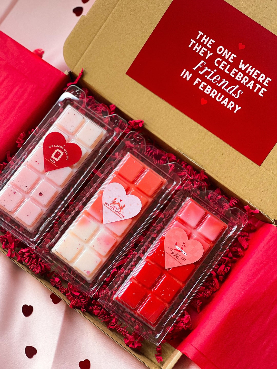 Friends February Monthly Wax Melt Box Valentines Friends Inspired 3 ...