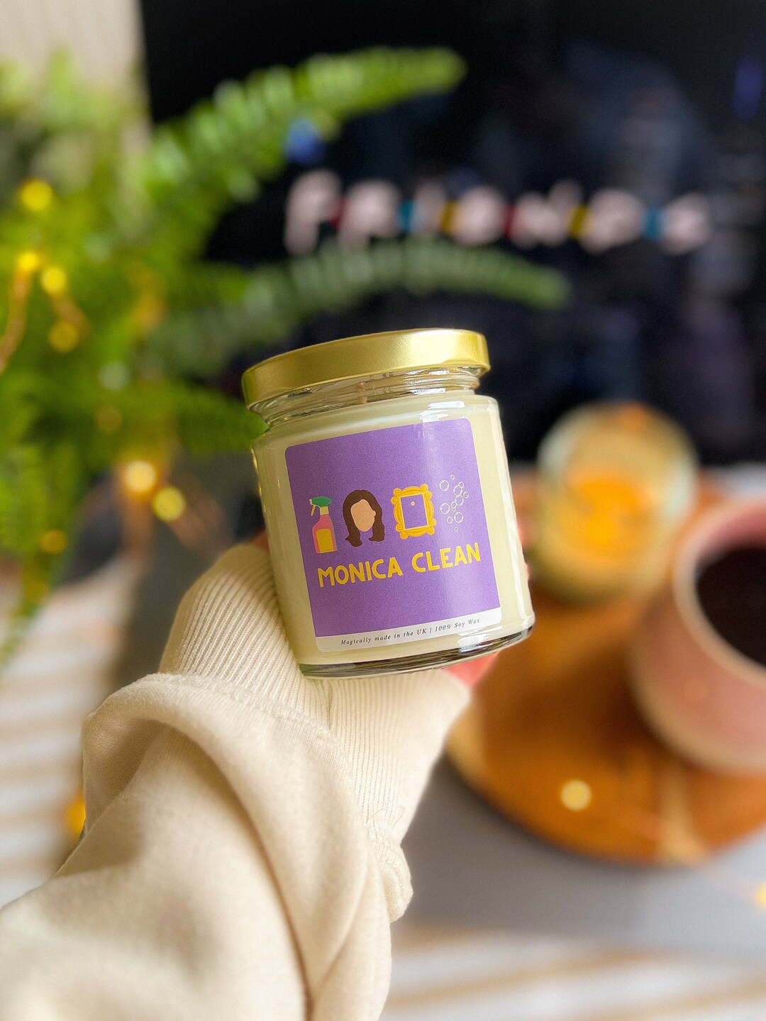 Monica Clean | Friends Inspired Candle | Soy Wax & Vegan/cruelty Free ...