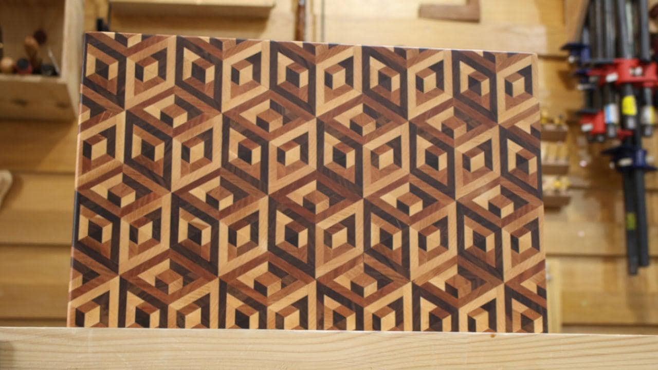 Cubes Within a Cube 3D Cutting Board Digital Plans - Etsy