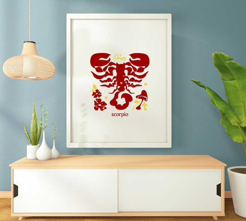 Bundle Star Sign Posters Zodiac Art Printables Spiritual Wall Art ...