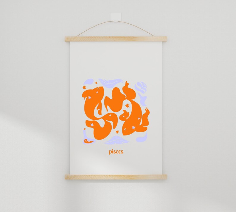 Bundle Star Sign Posters Zodiac Art Printables Spiritual Wall Art ...