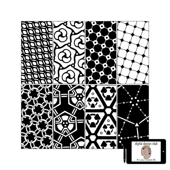 Zentangle Pattern Sheet