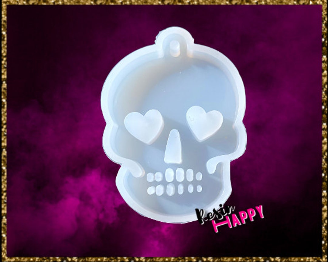 Mini Skull Head Mold, Mini Skull Mold, Silicone Mold Tiny Skull ...