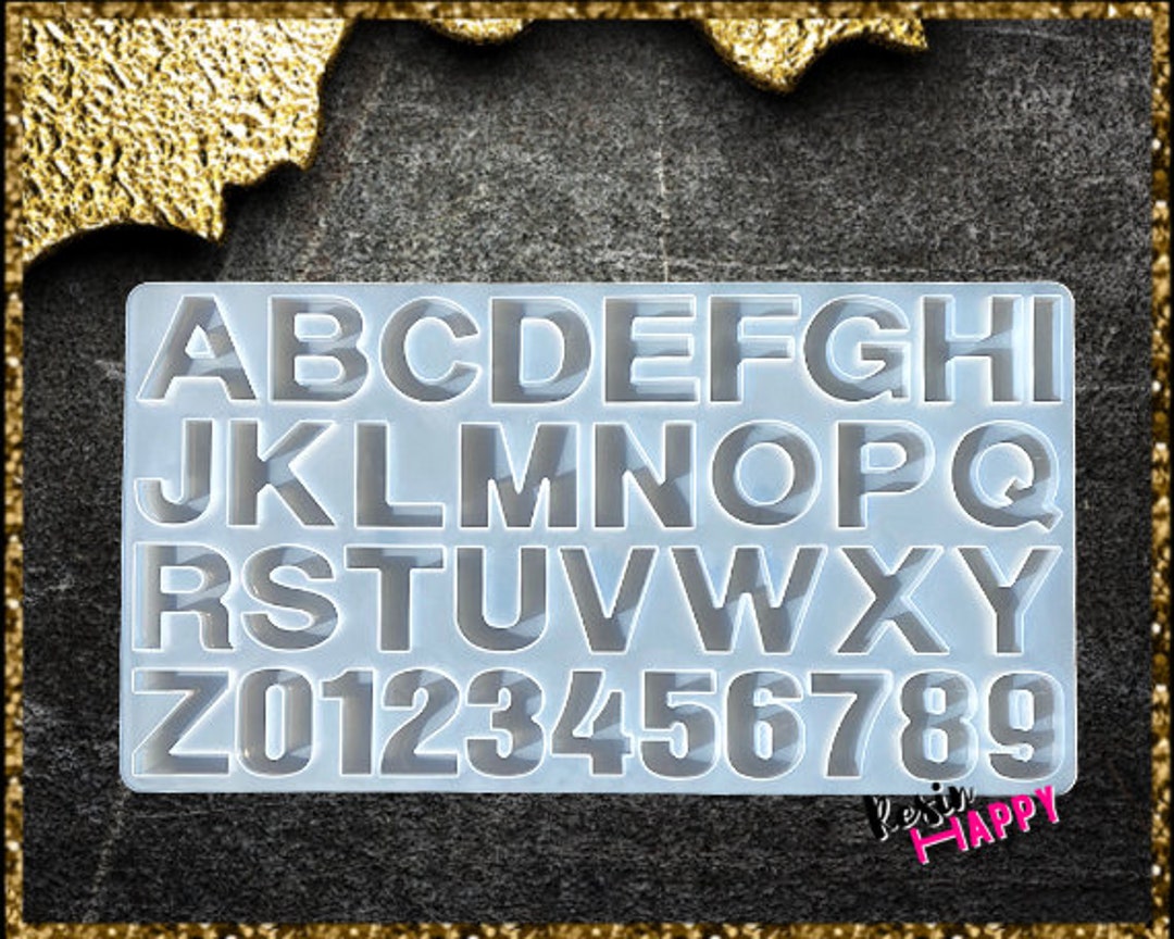 Alphabet Resin Art Mold, Letter Mold, Epoxy Molds, Epoxy Resin Art, Art ...