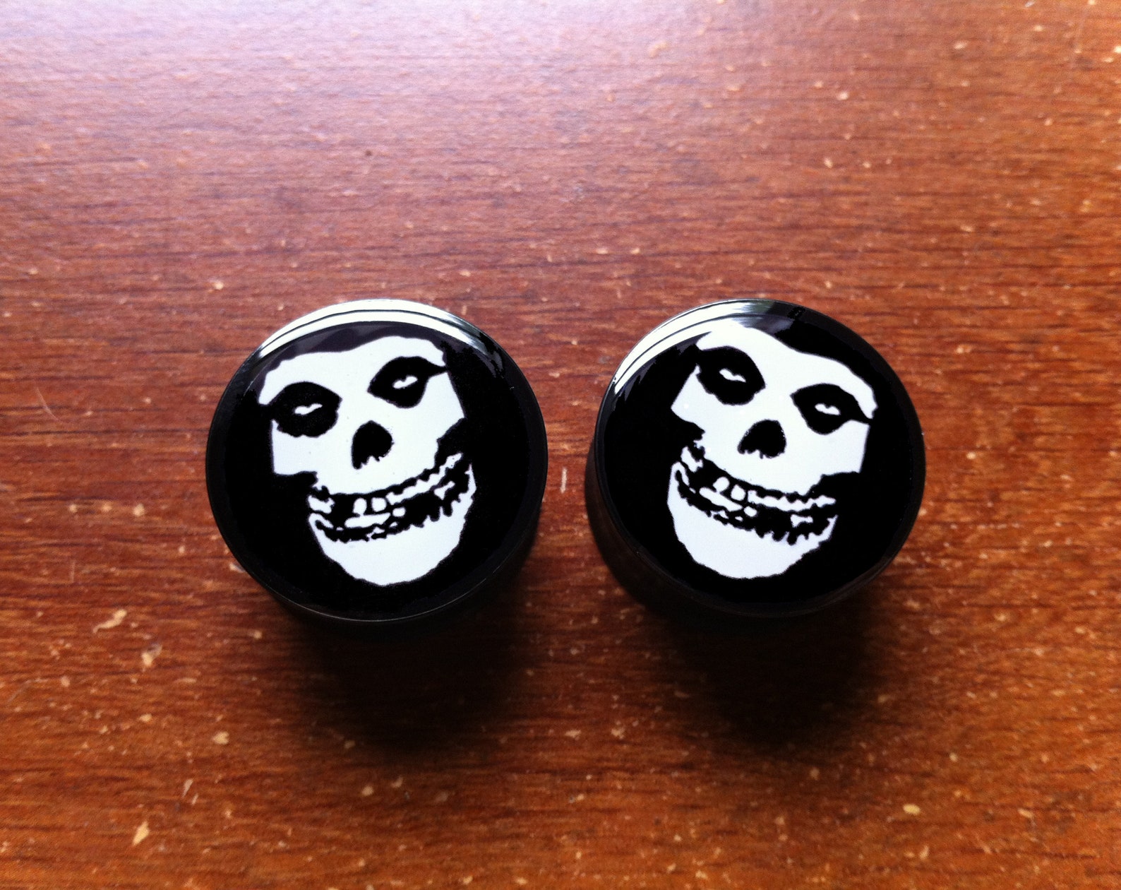 Pair of Skull Ear Plugs Gauges buy 2 Pairs Get 1 Pair Free | Etsy
