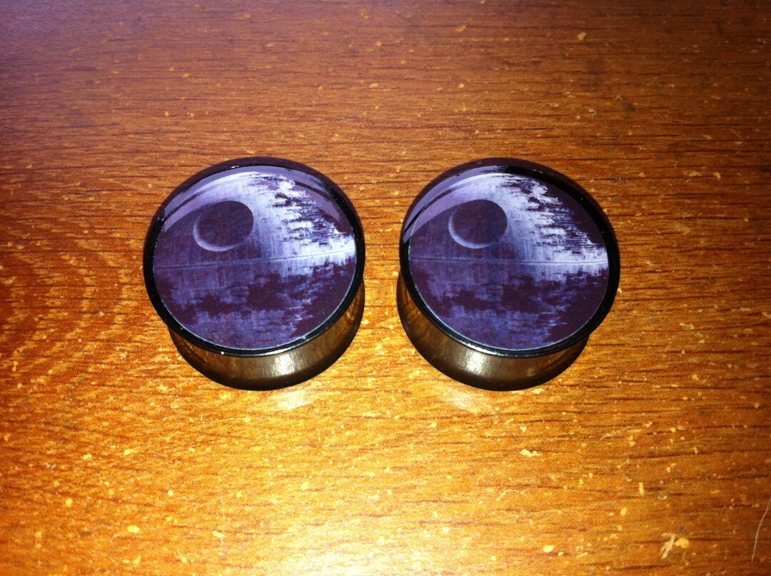 Pair of Death Ear Plugs Gauges buy 2 Pairs, Get 1 Pair Free 18g, 16g ...