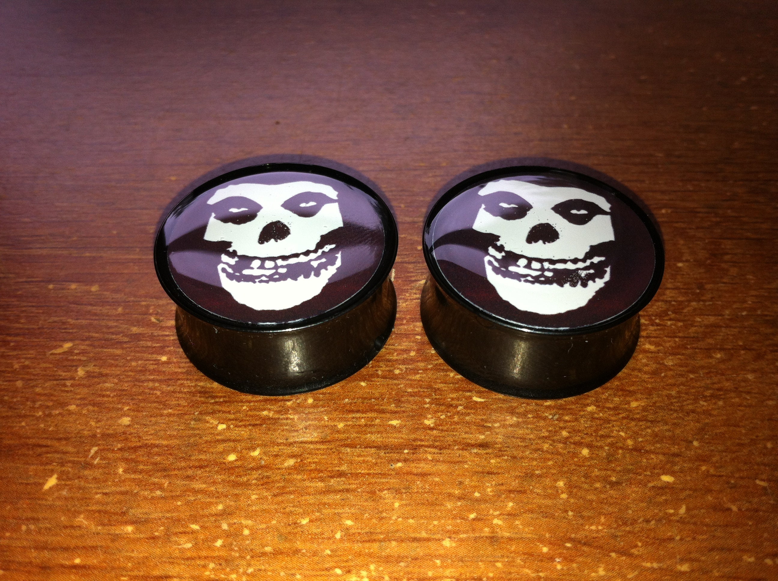 Pair of Skull Ear Plugs Gauges buy 2 Pairs Get 1 Pair Free | Etsy