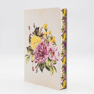 Watercolor Blossom Handmade in Italy Soft Italian Leather Journal ...