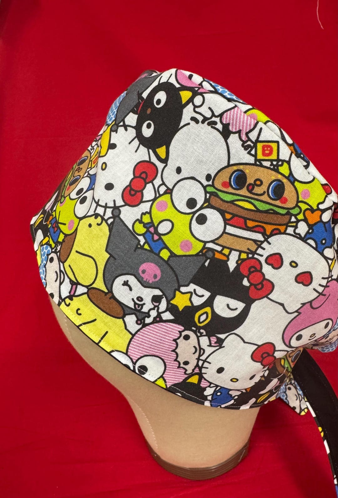 Men/women Surgical Scrub Cap Lined Kitty and Friends Cute Cap 100% ...