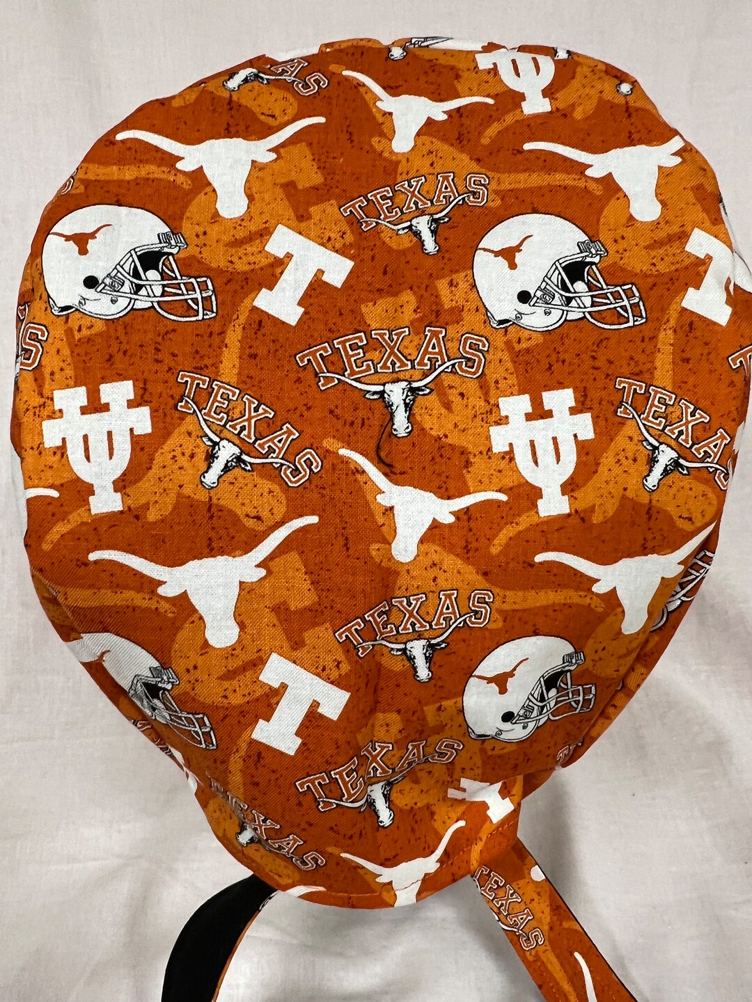 Men/women Surgical Scrub Cap Lined Texas Longhorns 100% Cotton - Etsy