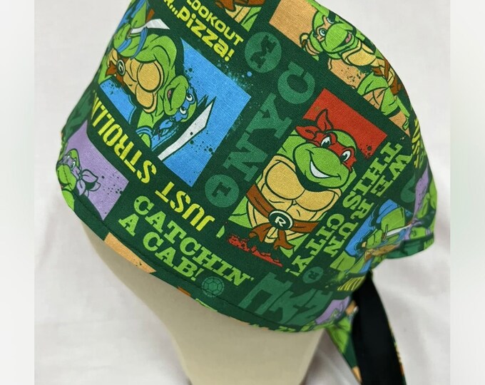 Teenage Mutant Ninja Turtles Men's Style Scrub Hat - Etsy