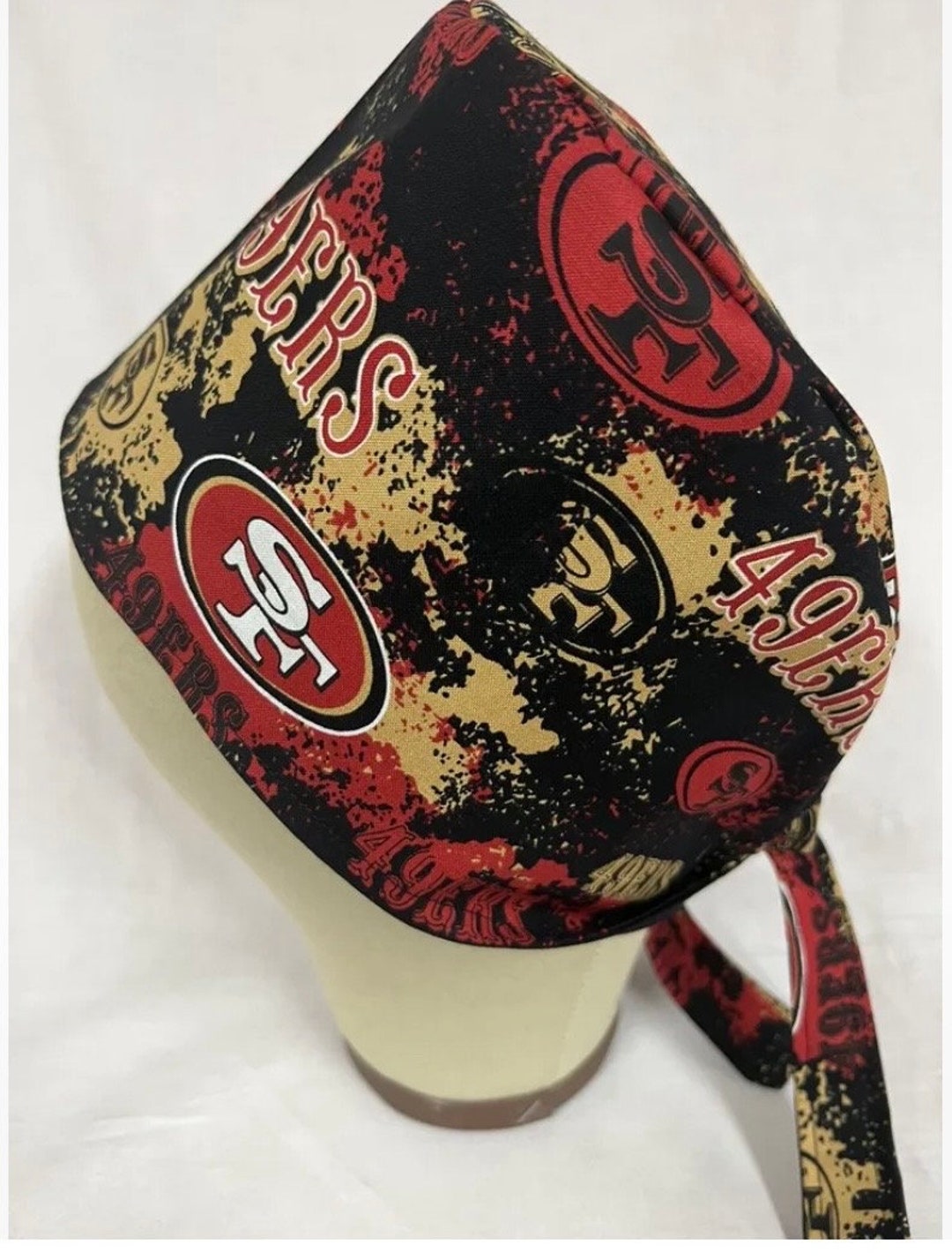 Men/women Surgical Scrub Cap Lined San Francisco 49ers 100% - Etsy
