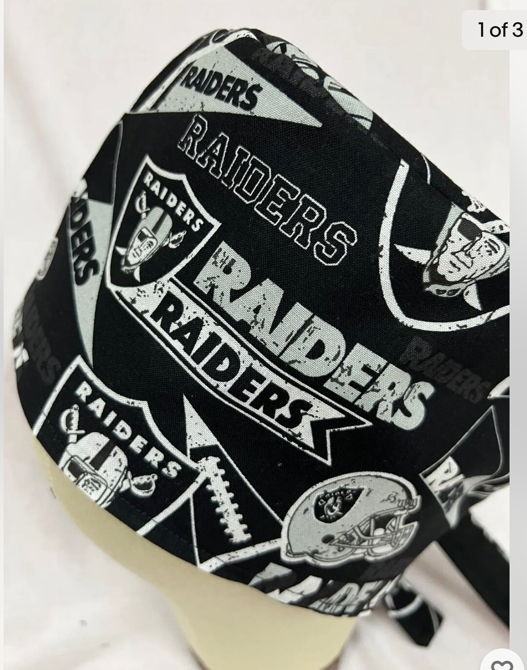 Men/women Surgical Scrub Cap Lined Raiders Cool Cap 100% Cotton - Etsy