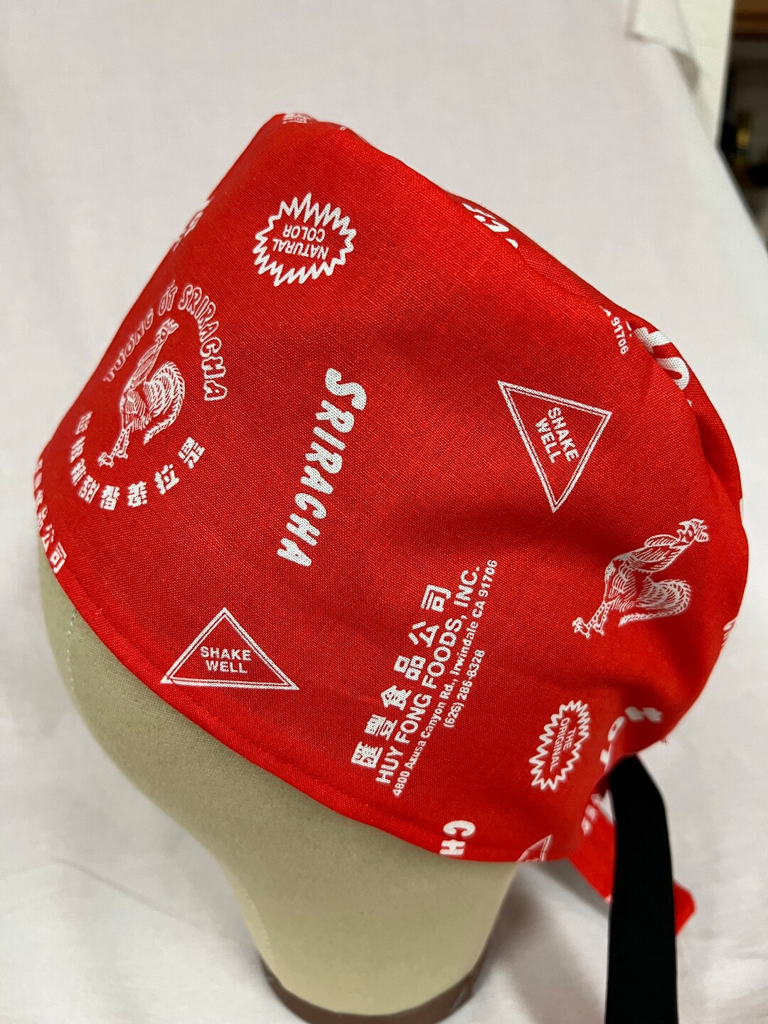 Men/ Women Surgical Scrub Cap Lined Sriracha Hot Cool Cap 100% Cotton ...