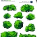 Pixel Art Aesthetic - Trees & Shrub BRUSHES for Adobe Photoshop - Etsy UK