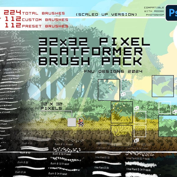 32 X 32 Pixel Art - Etsy UK