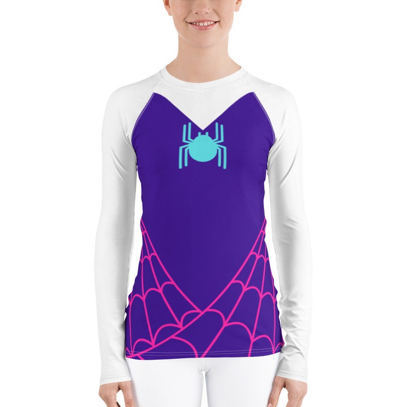 Womens Rash Guard SPIDER GWEN Spidergwen Shirt for Adults, Superhero ...