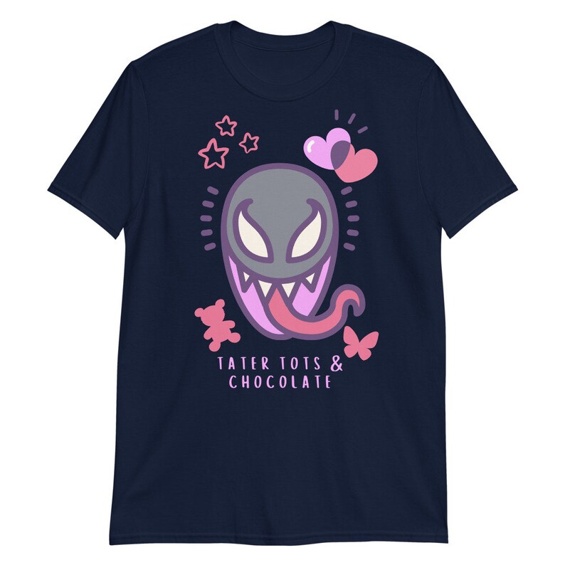 SHE VENOM • Graphic Tee Shirt • KAWAII Venom • Cute Comic Tshirt ...