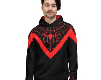 Spider Red Hoodie - Etsy