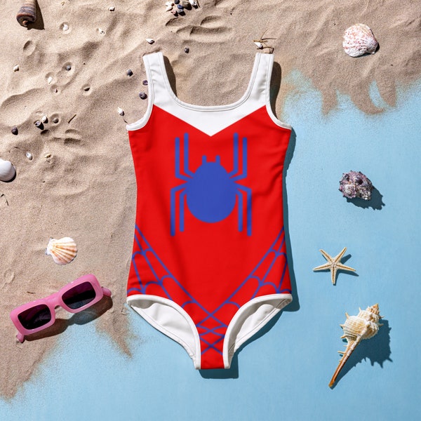Spiderman Swimsuit - Etsy