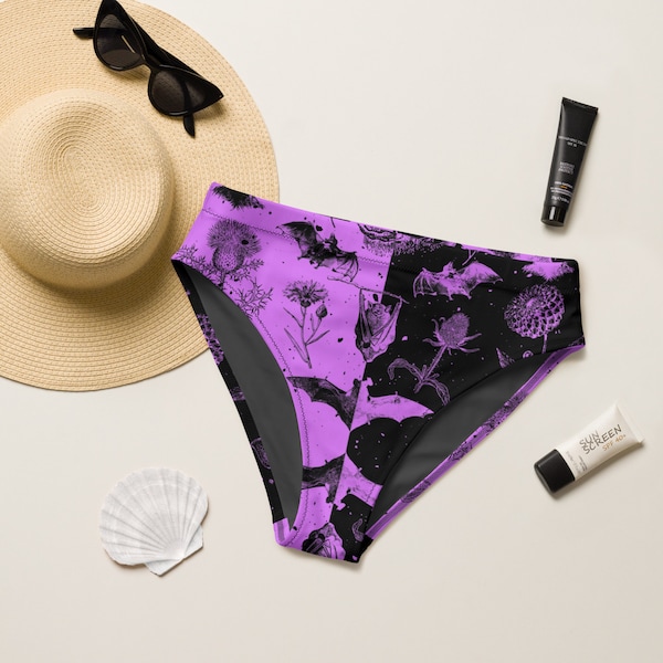 High Waisted Bikini Bottoms - Etsy