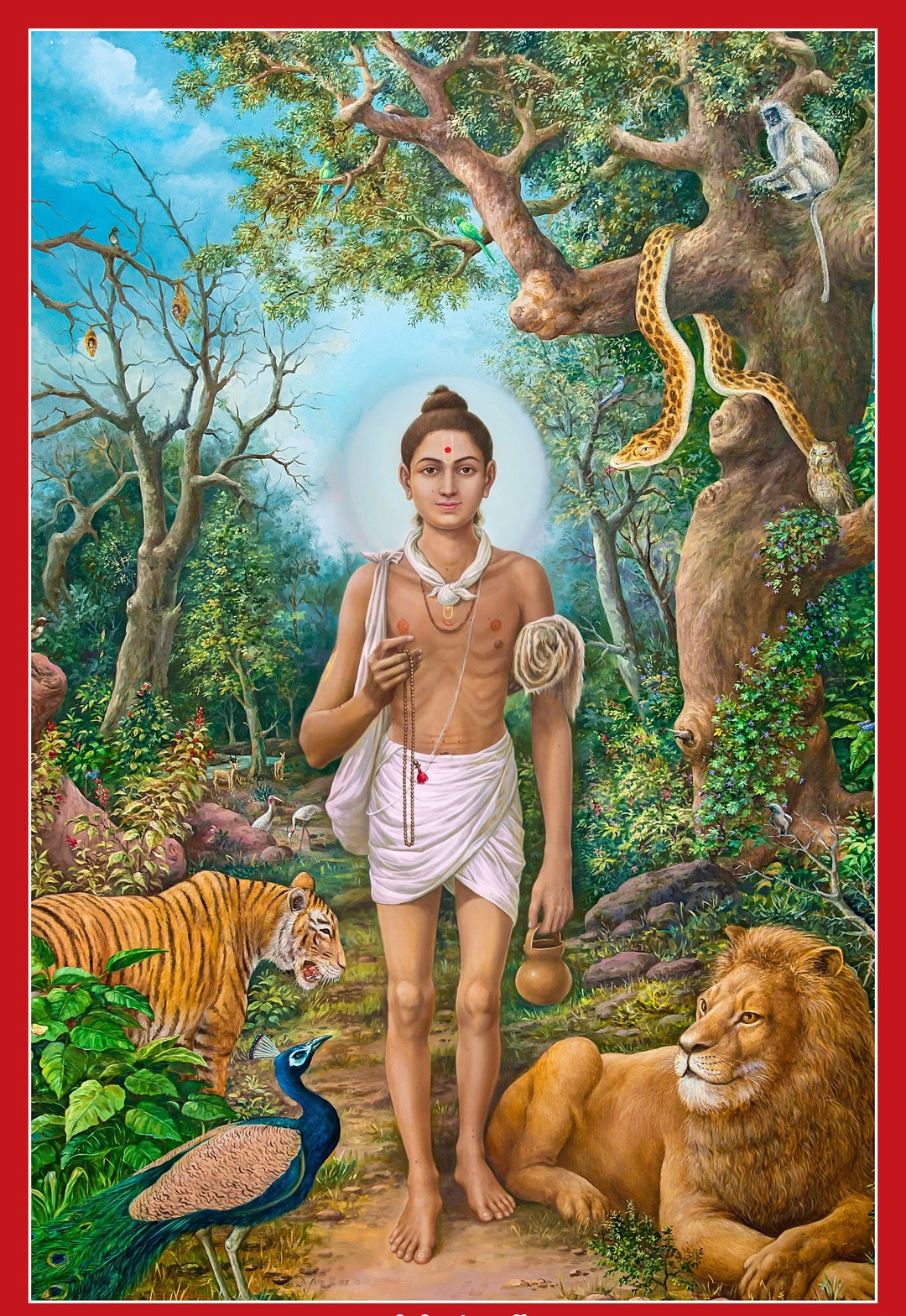 Swaminarayan Nilkanthvarni Painting - Etsy