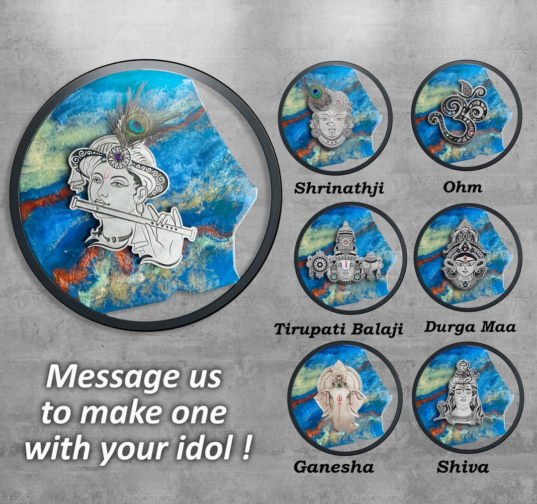 Indian God With Cosmic Background, Krishna, Shrinathji, Tirupati Balaji ...