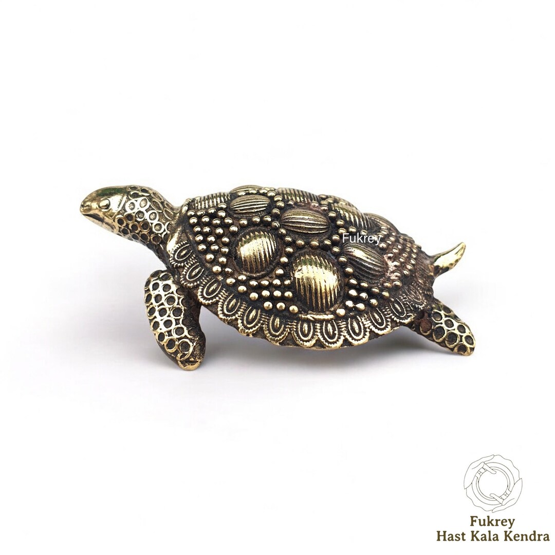 Brass Turtle Statue, Turtle Figure, Turtle Sculpture, Collectible ...